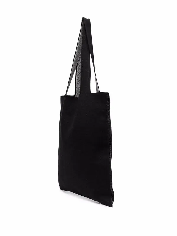 Palm Angels Logo-print Tote - Black