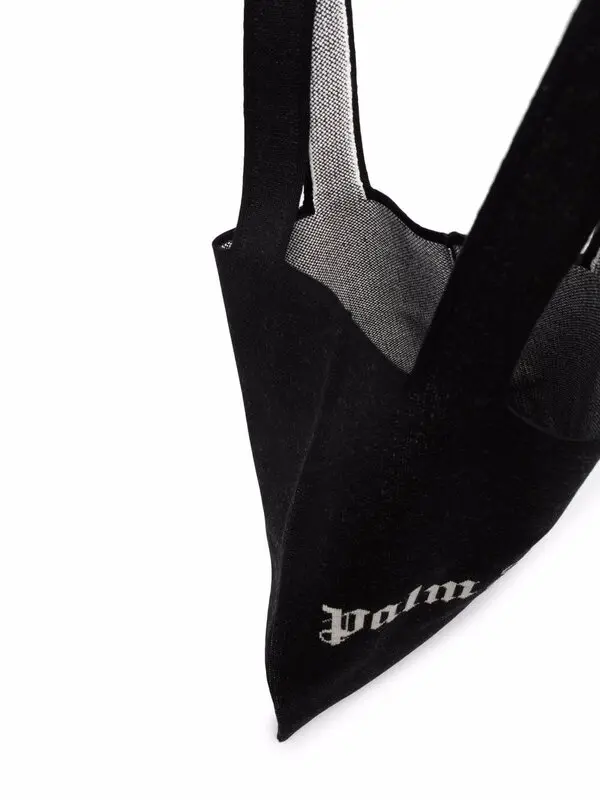 Palm Angels Logo-print Tote - Black