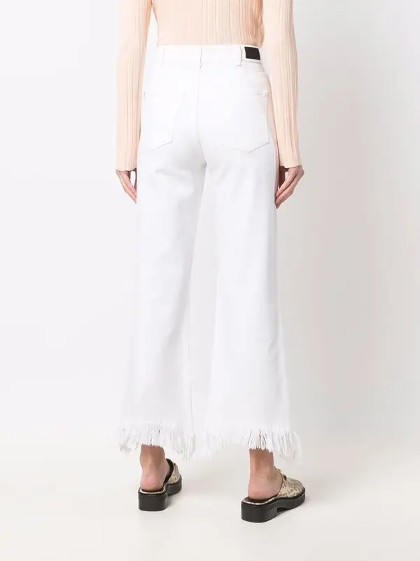 Maje Frayed Straight-leg Jeans