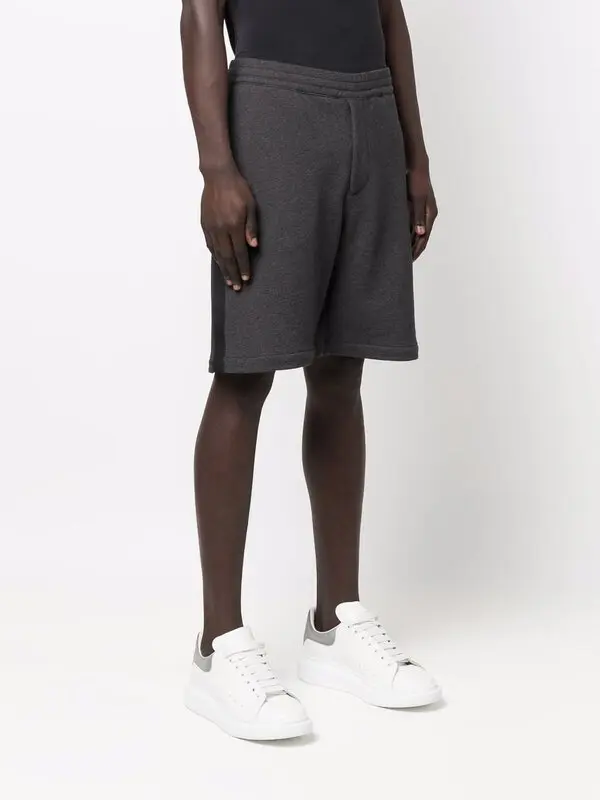 Alexander McQueen Stripe Detail Track Shorts - Grey