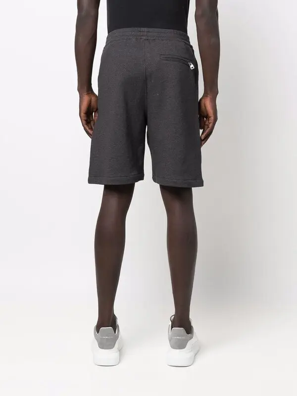 Alexander McQueen Stripe Detail Track Shorts - Grey