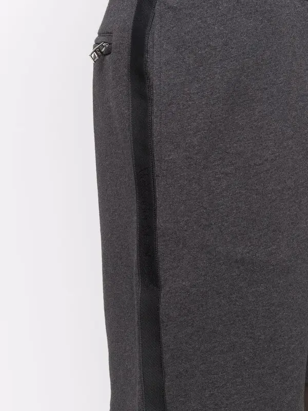 Alexander McQueen Stripe Detail Track Shorts - Grey
