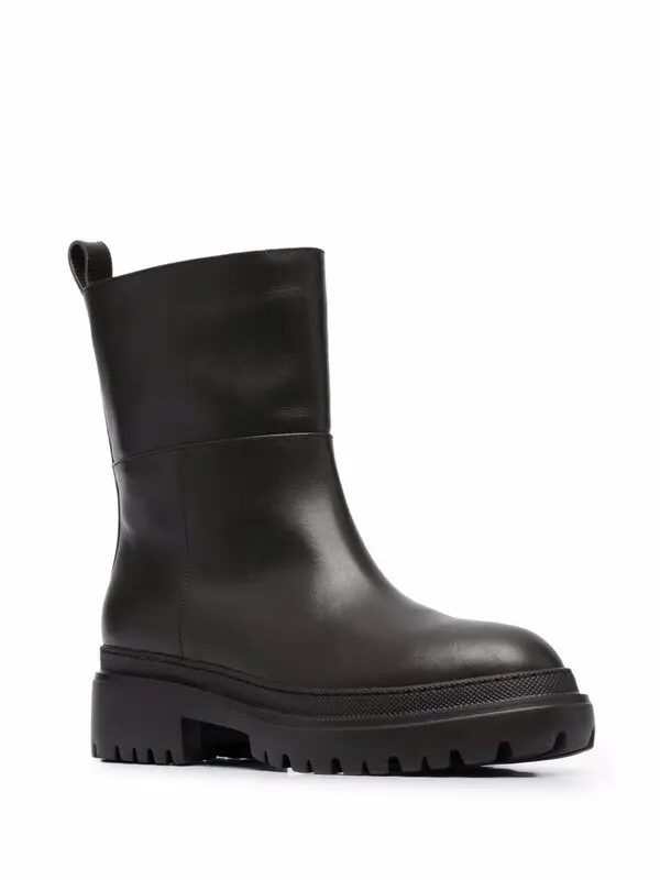 L' AUTRE CHOSE Leather Ankle Boots