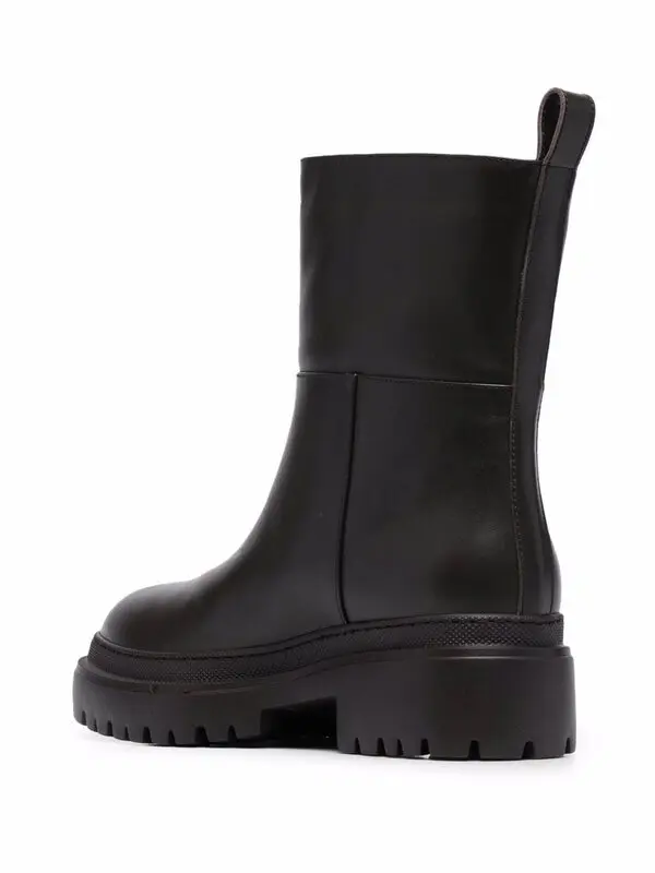 L' AUTRE CHOSE Leather Ankle Boots