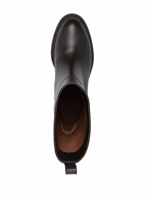 L' AUTRE CHOSE Leather Ankle Boots