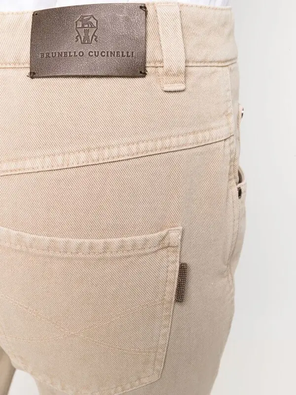 Brunello Cucinelli Cropped Chino Trousers