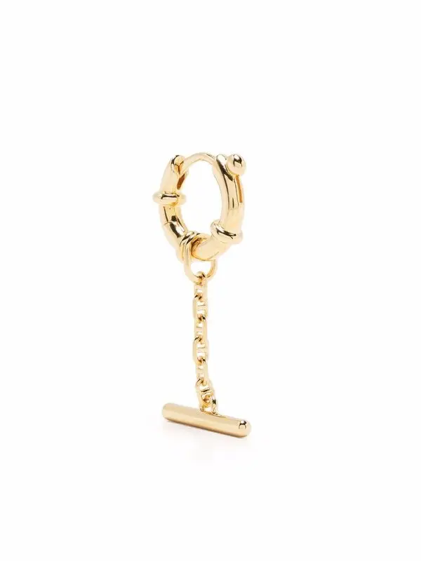 MARIA BLACK Spring Bar Huggie Earring - Gold