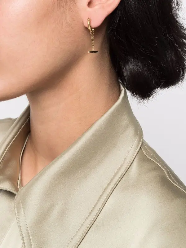 MARIA BLACK Spring Bar Huggie Earring