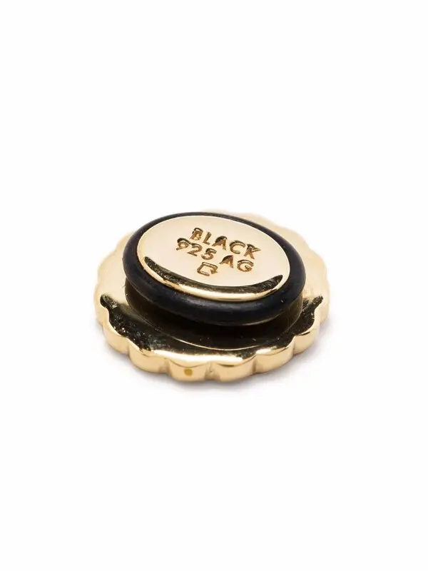 MARIA BLACK Happy Resin Coin Stud Earring