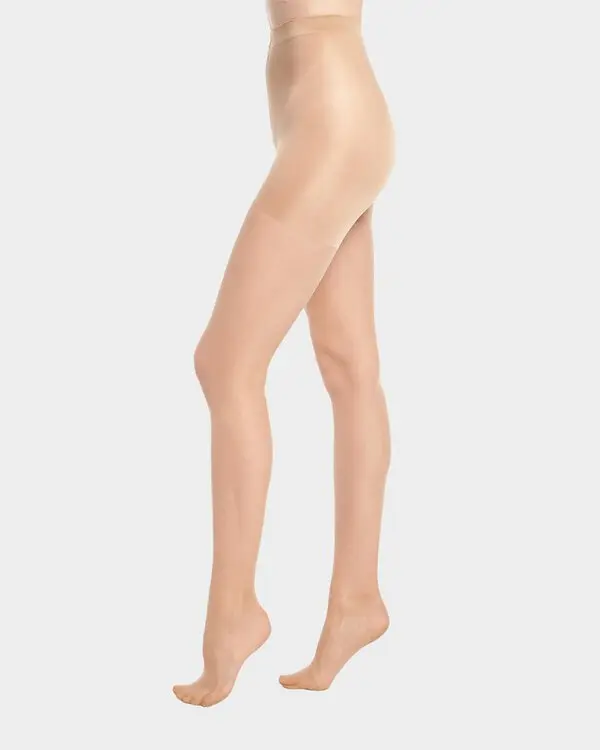 Wolford Individual 10 Soft Control Top Tights - Gobi
