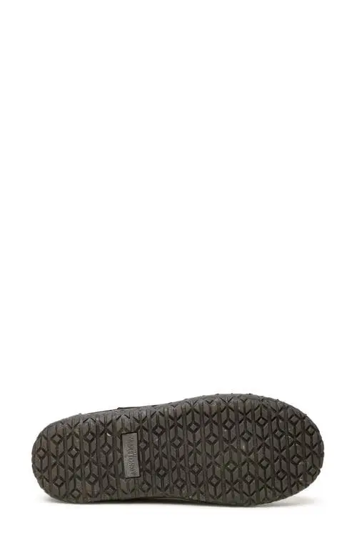 Minnetonka Taren Suede Loafer - Black