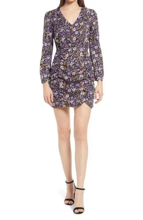 Vero Moda Isa Floral Print Mini Dress