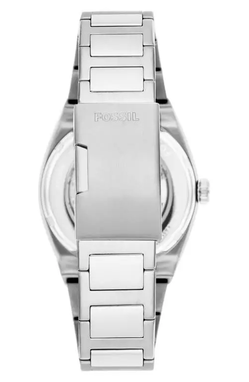 Fossil Everett Skeleton Bracelet Watch - Stainless Steel
