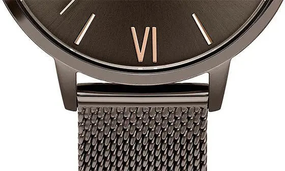 VINCERO Eros Mesh Strap Watch - Mesh Dark Khaki