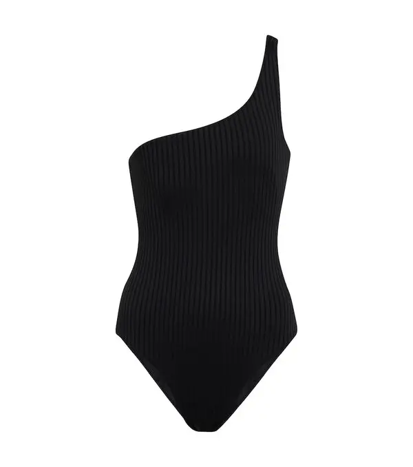 Melissa Odabash Palermo One-shoulder Swimsuit - Black