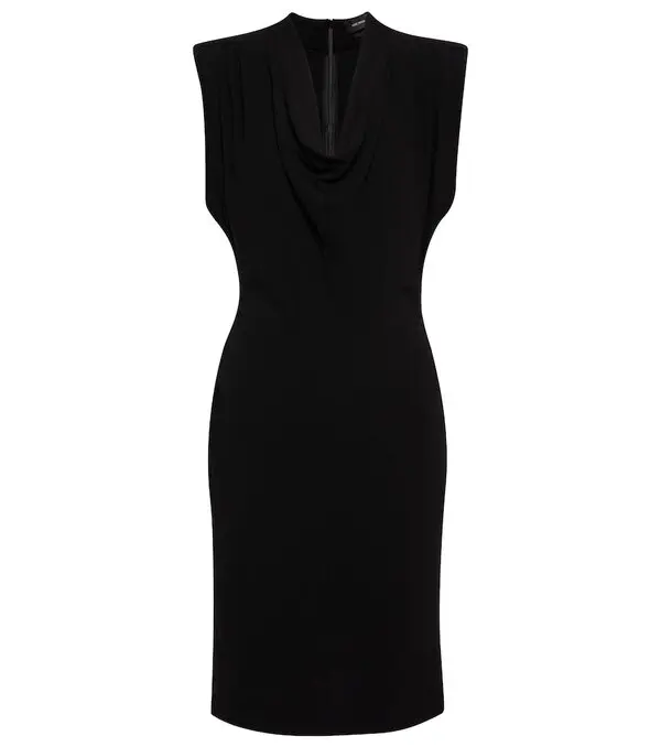 Isabel Marant Étoile Rosemay Cowl Neck Cotton Minidress