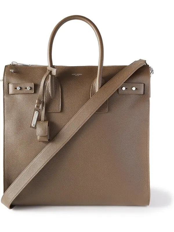 Saint Laurent Sac De Jour Large Full-grain Leather Tote Bag