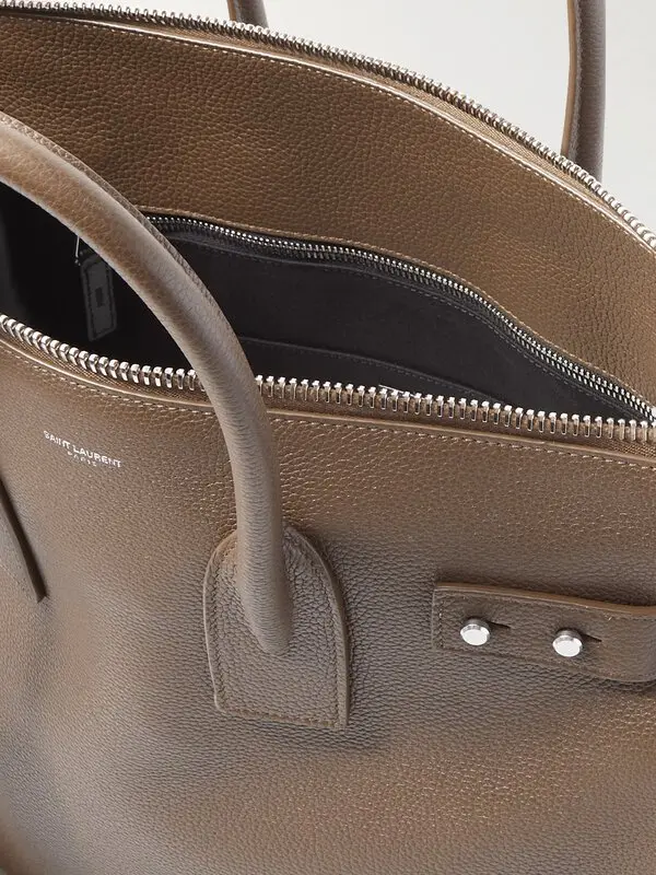 Saint Laurent Sac De Jour Large Full-grain Leather Tote Bag