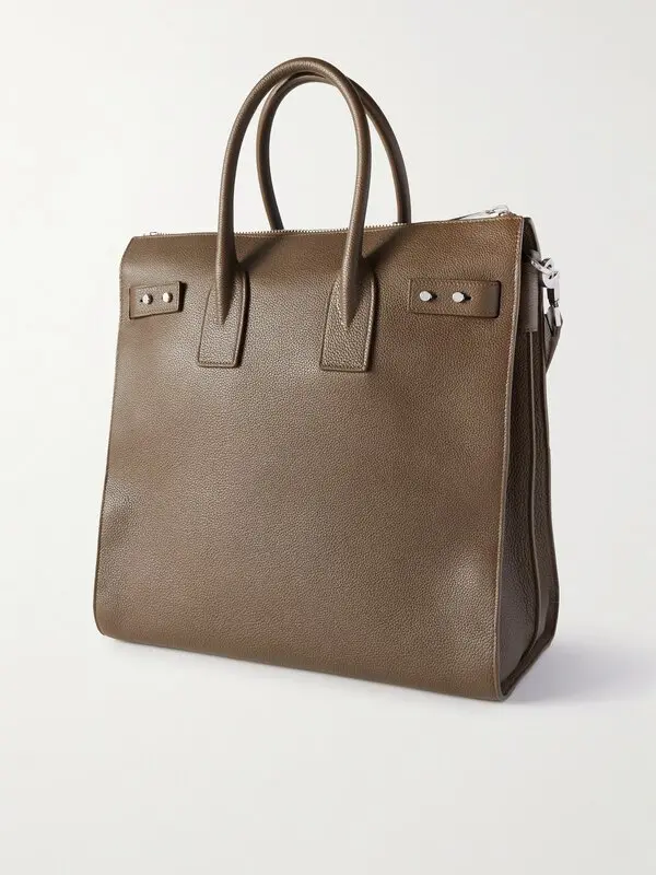 Saint Laurent Sac De Jour Large Full-grain Leather Tote Bag