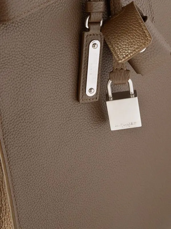 Saint Laurent Sac De Jour Large Full-grain Leather Tote Bag