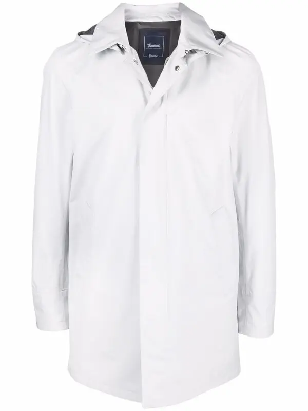 Herno Water-resistant Hooded Jacket - Grey