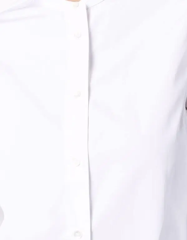 Aspesi Band-collar Cotton Shirt - White