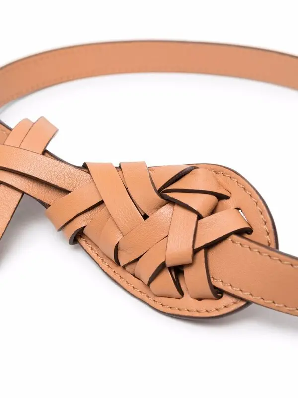 Ulla Johnson Paola Wide Leather Belt In Brown - 22% Off  display picture 1