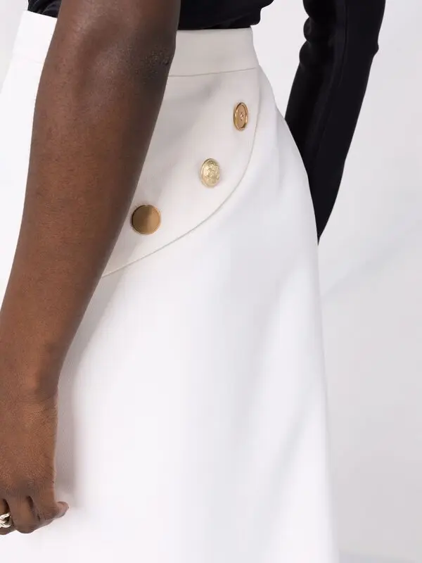 Alexander McQueen High-waisted Asymmetric-hem Skirt