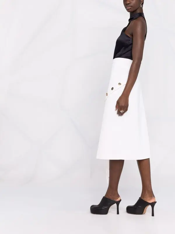 Alexander McQueen High-waisted Asymmetric-hem Skirt