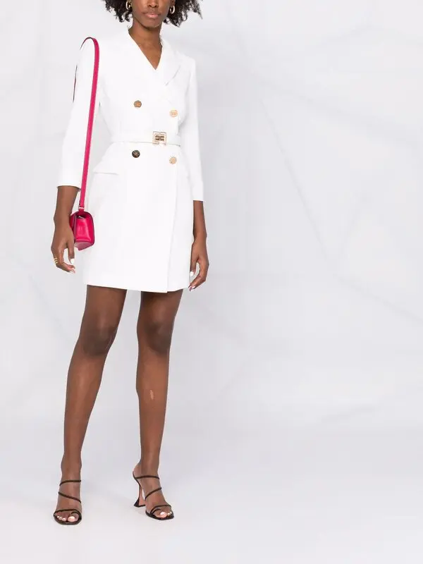 Elisabetta Franchi Notched-lapel Double-breasted Dress