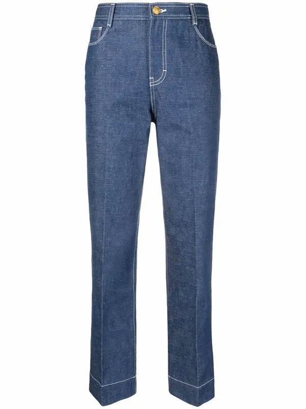 Tory Burch Straight-leg Denim Jeans