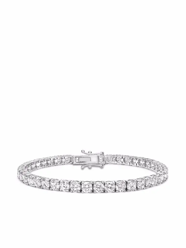 PRAGNELL 18kt White Gold 10.03ct Diamond Bracelet - Silver