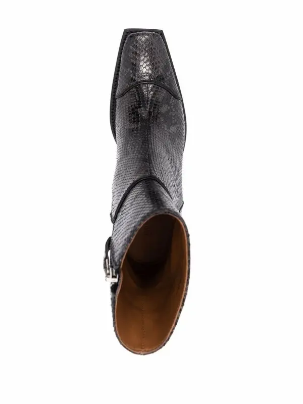 BUTTERO® Snakeskin Ankle Boots