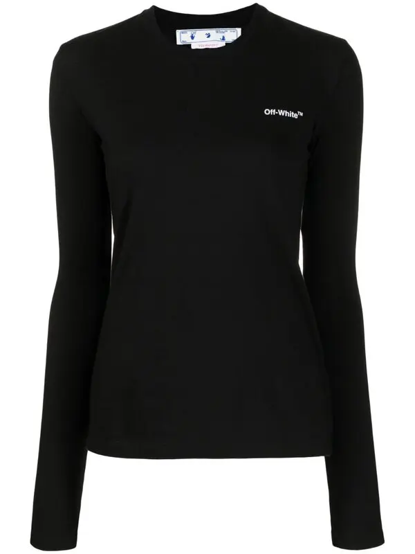 Off-White Diag-stripe Long-sleeved T-shirt