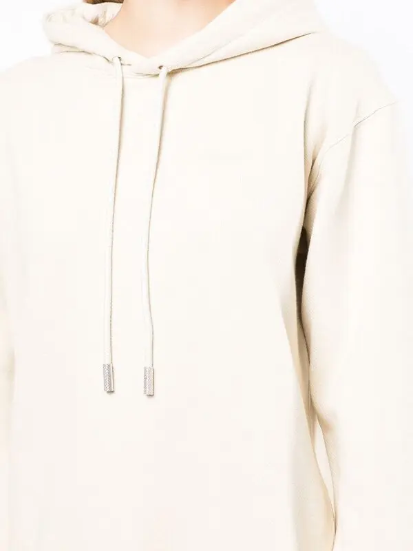 Off-White Diag-stripe Print Sweatshirt Dress - Neutrals