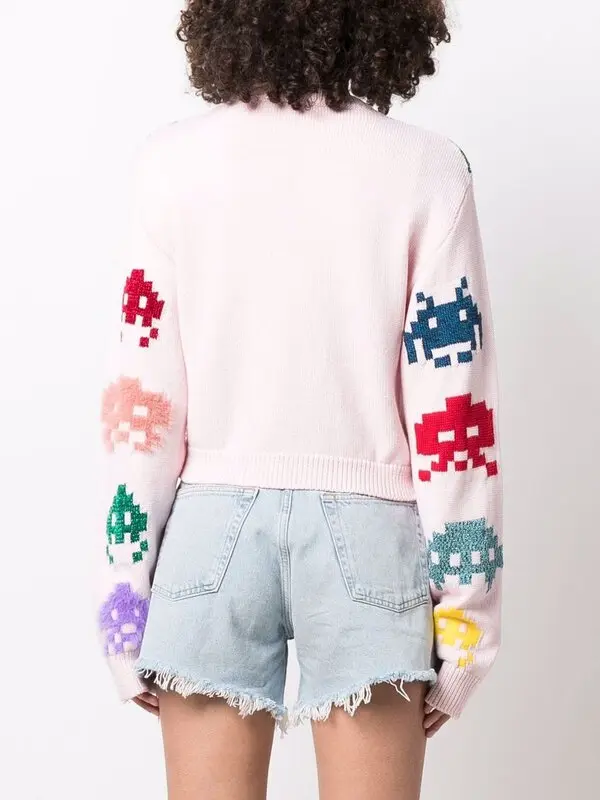 Stella McCartney Pacman-intarsia Knitted Jumper