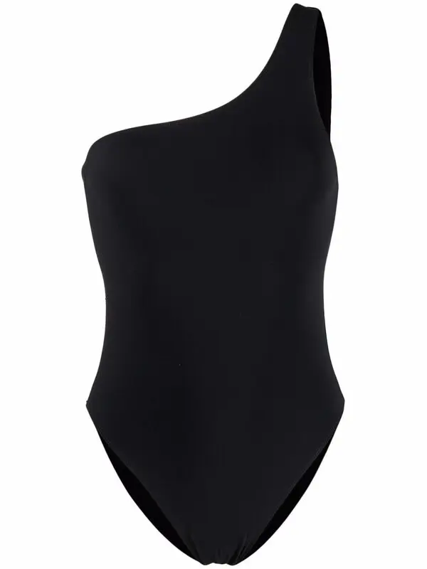 LIDO One-shoulder One-piece Swimsuit - Black