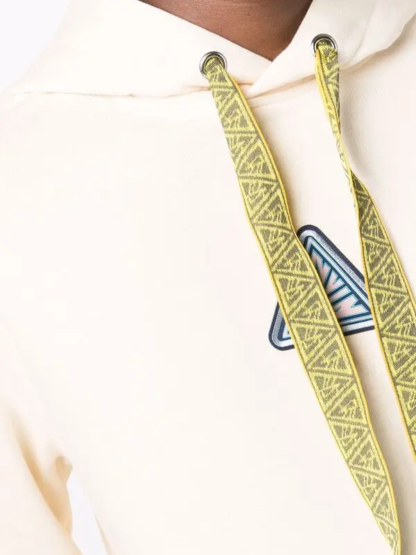 LANVIN Logo Print Hoodie