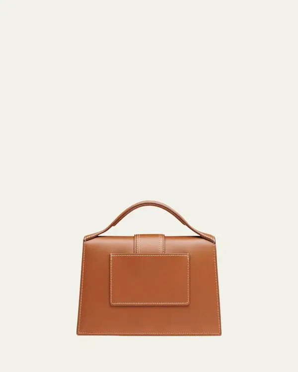 Jacquemus Leather Crossbody Bag - Light Brown