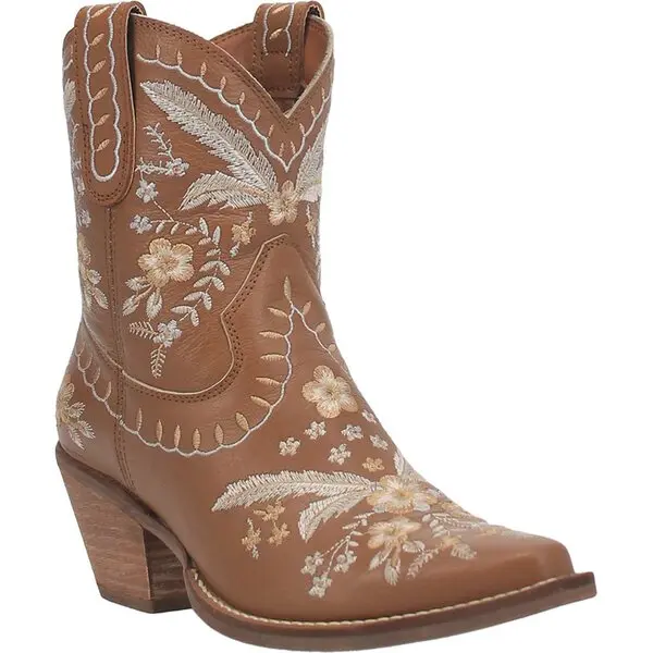 DINGO Primrose Western Boots - Brown