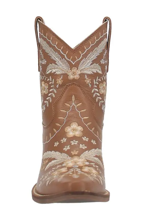 DINGO Primrose Western Boots - Brown