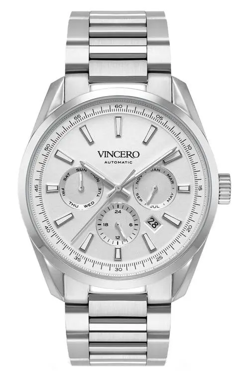VINCERO The Reserve Automatic Bracelet Watch - Gray/silver