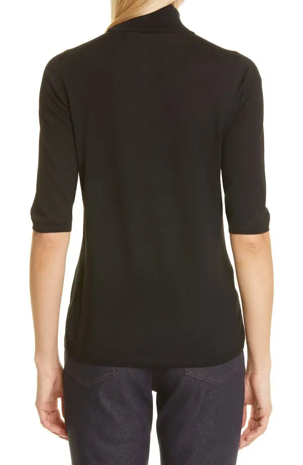 Max Mara Virgin Wool Turtleneck Sweater