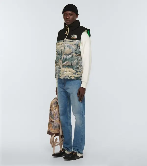 Gucci The North Face X Floral Down Vest