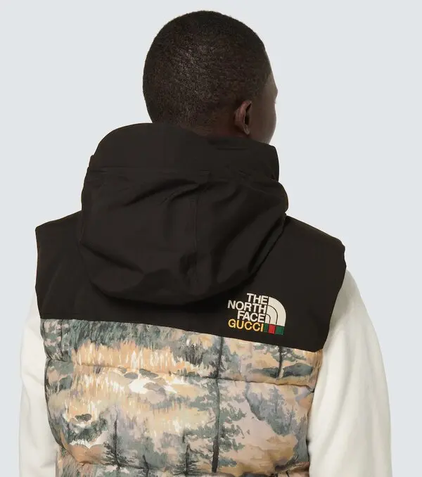 Gucci The North Face X Floral Down Vest