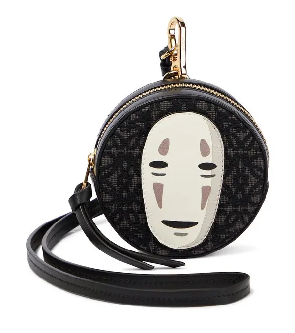 Loewe X Spirited Away Kaonashi Cookie Pouch - Black | Editorialist