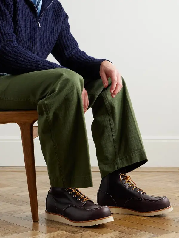 Red Wing 8847 Classic Moc Leather Boots - Brown