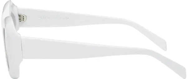 Bonnie Clyde White Portal Sunglasses In White-Black - 24  display picture 1
