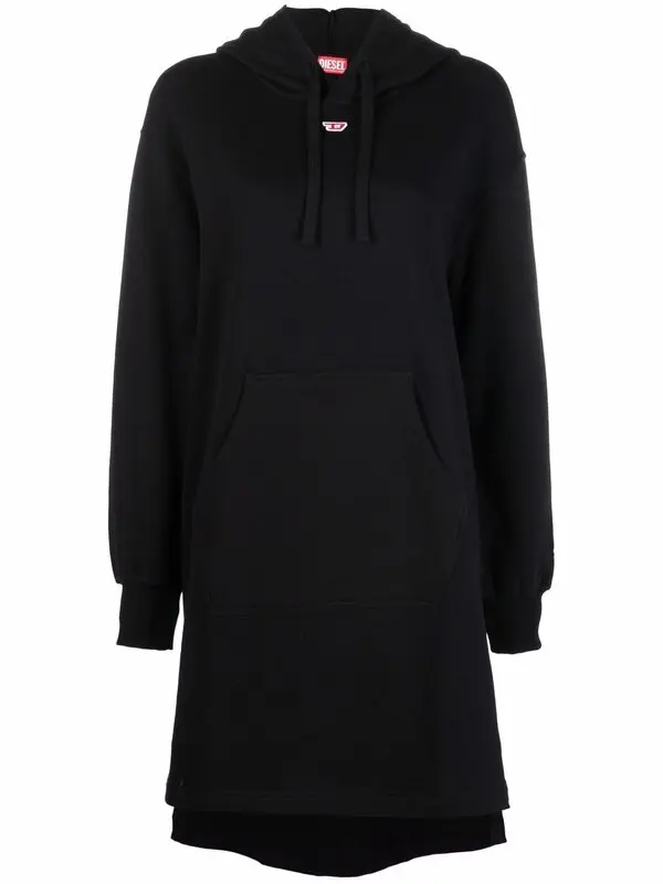 DIESEL® D-ilse Cotton Hoodie Dress