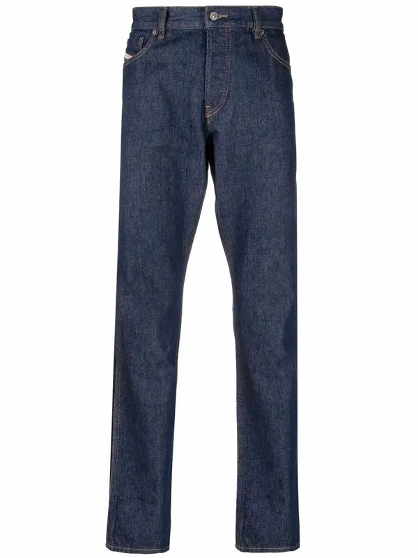 DIESEL® High-rise Straight-leg Jeans